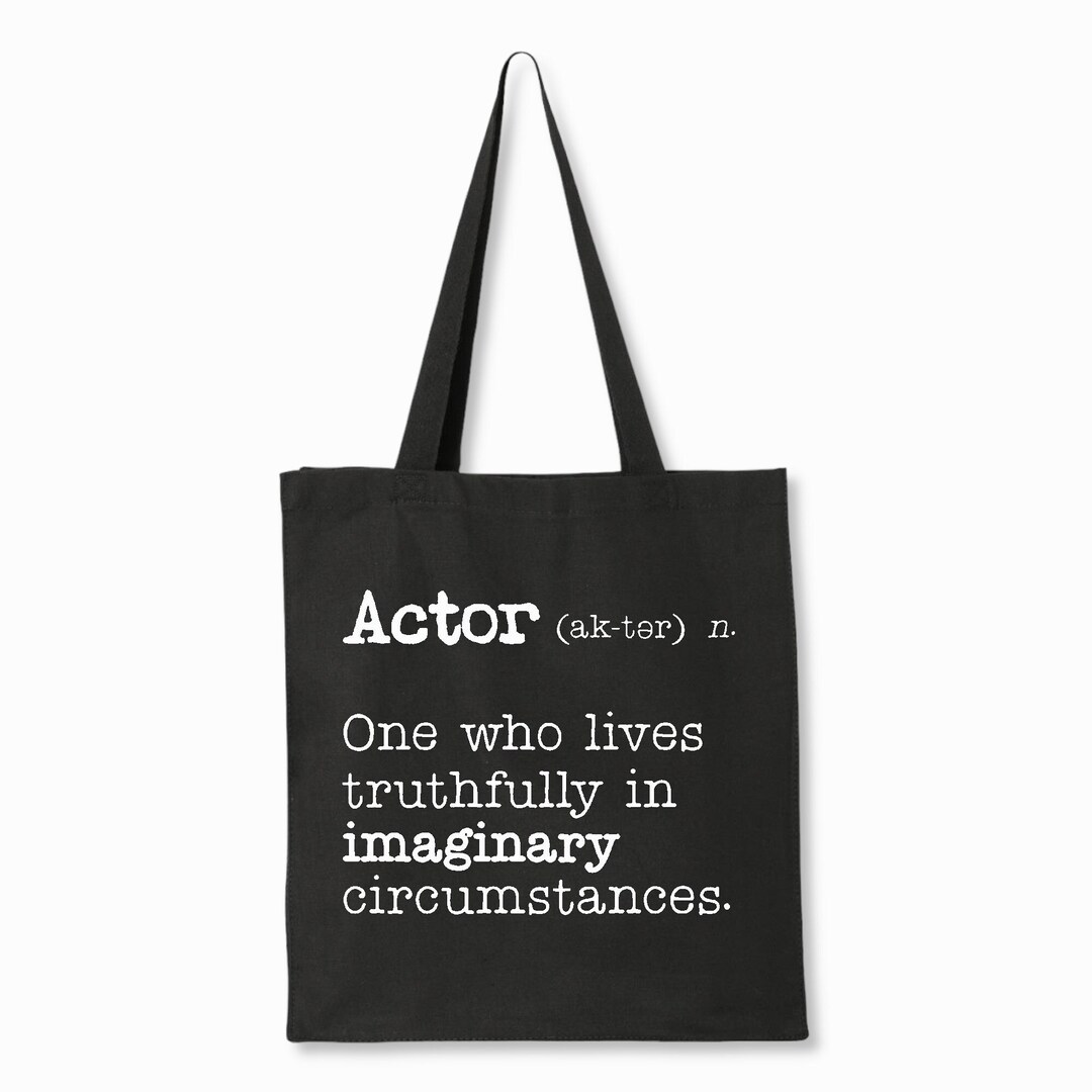 Actor Definition Tote - Etsy