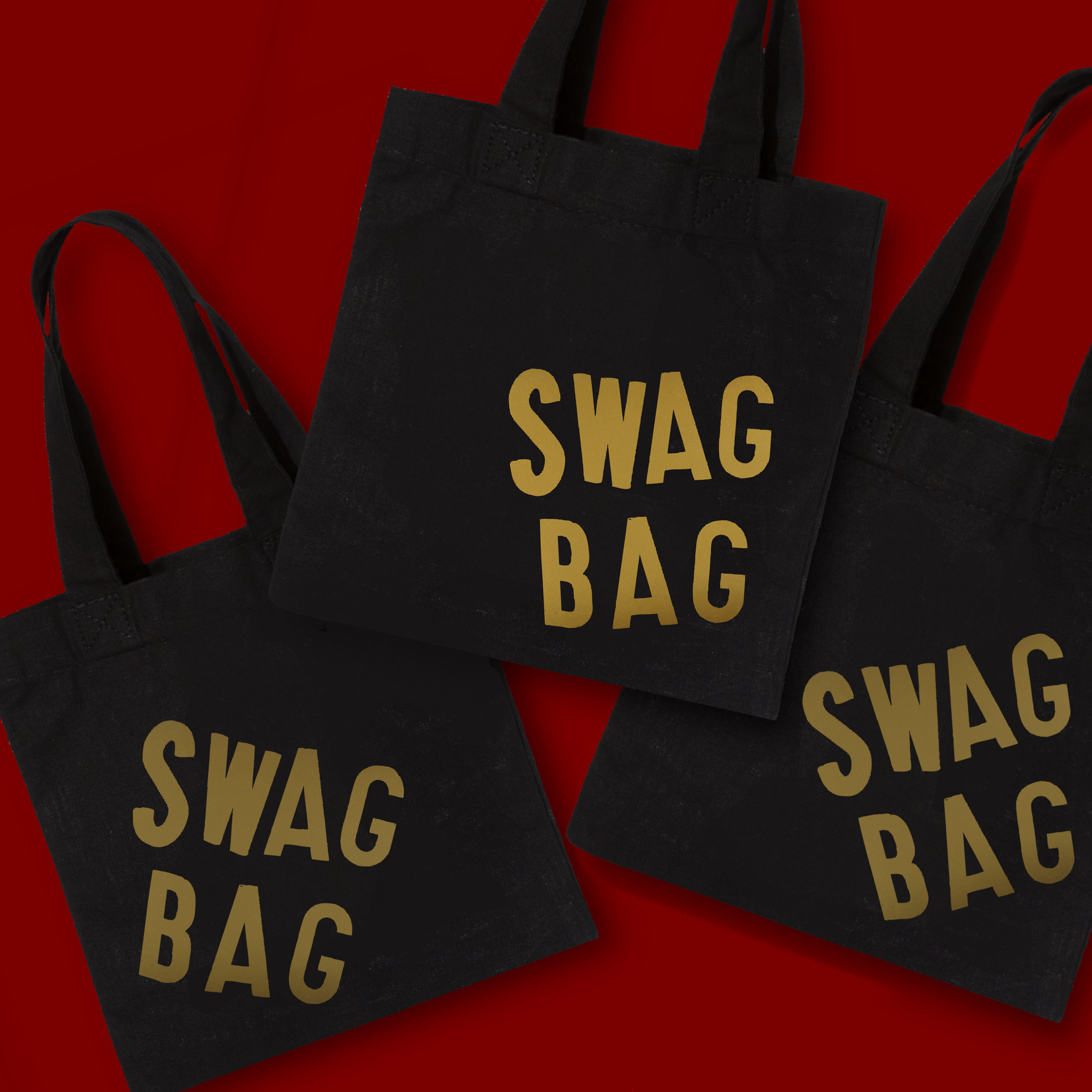 Swag Bag Metallic Gold Party Favor Canvas Tote Bags | Party Gift Bag ...