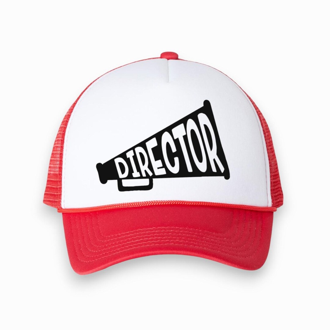 Director Trucker Hat | Film Theatre Megaphone | Baseball Cap Open Vent ...