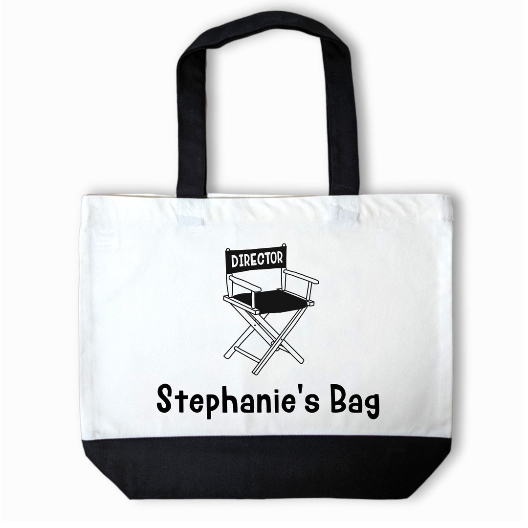 Personalized Director Chair Tote Bag With for Directors, Music Director ...