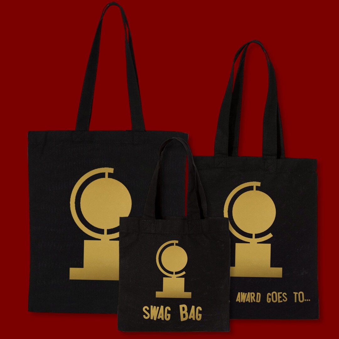 Theatre Stage Broadway Awards Night Party Canvas Tote Bags | Metallic ...