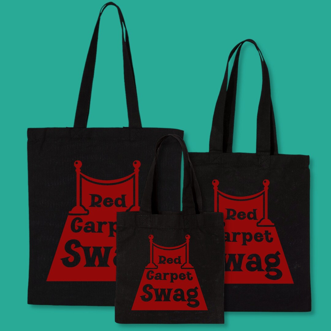 Red Carpet Party Swag Mini Tote Bag | Party Gift Bag, Goodie Treat ...