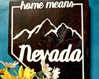 Home means nevada | Etsy