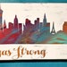 Vegas Strong Skyline Hand Painted Wooden Sign - Etsy