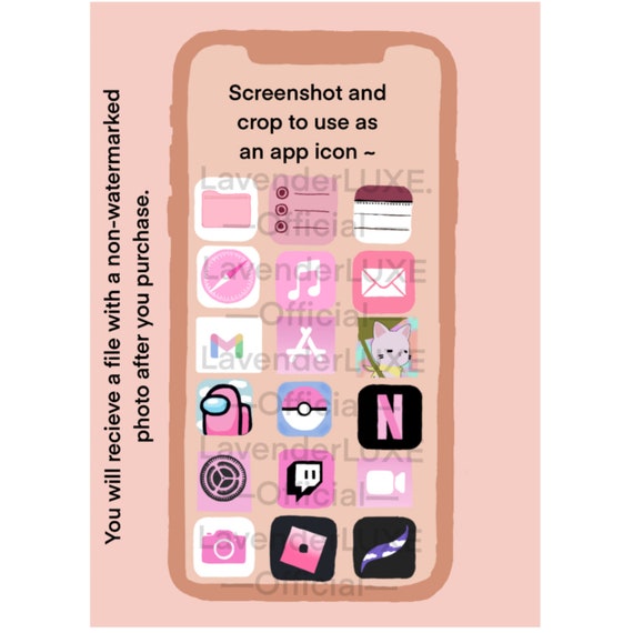 Pastel App Icon Set | Etsy