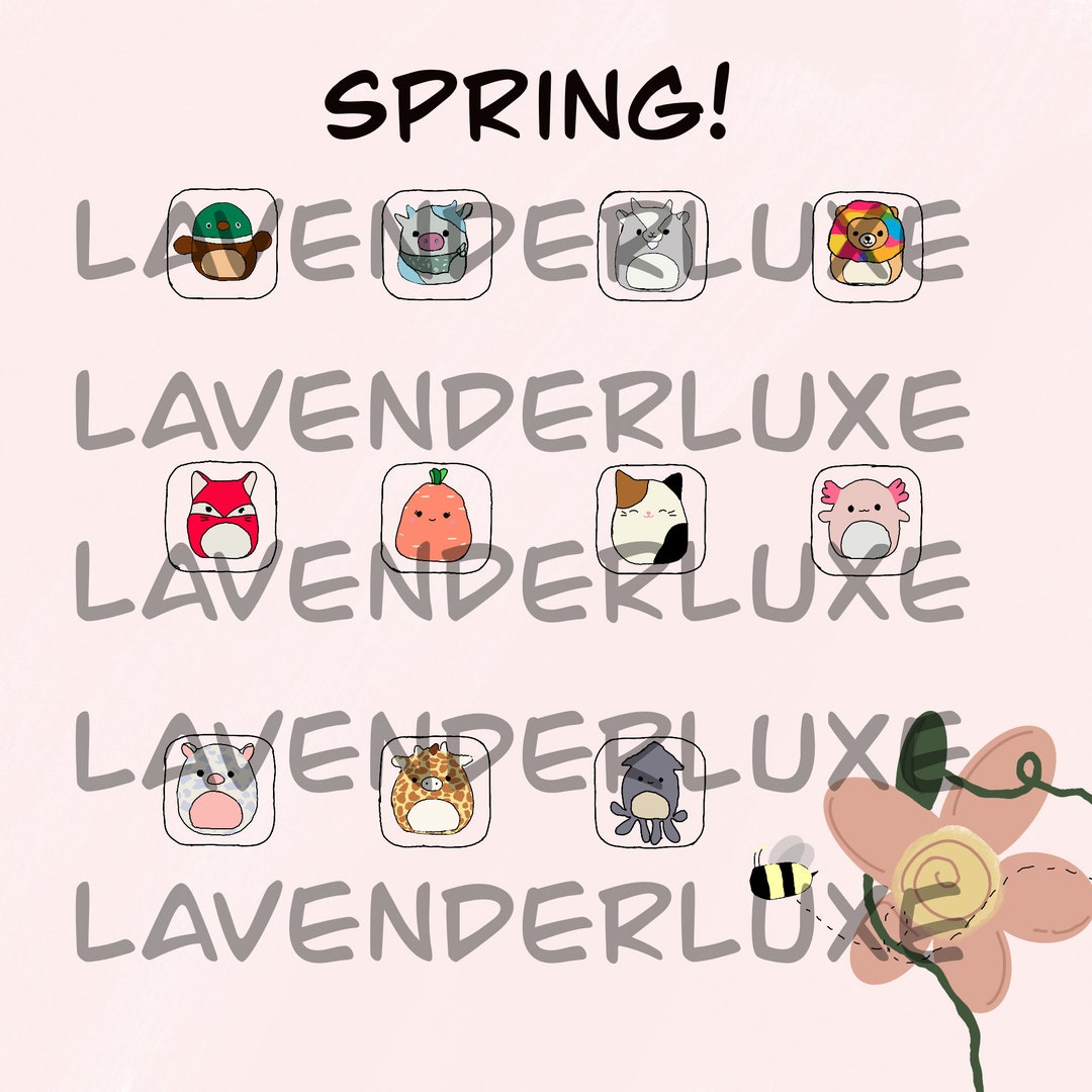 Squishmallow Theme Ios App Icons - Etsy