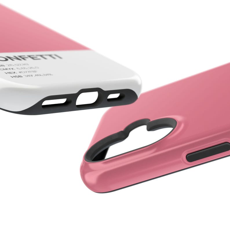 Confetti Pink Color Swatch Cover - Magnetic Tough Case for iPhone 13 14 ...