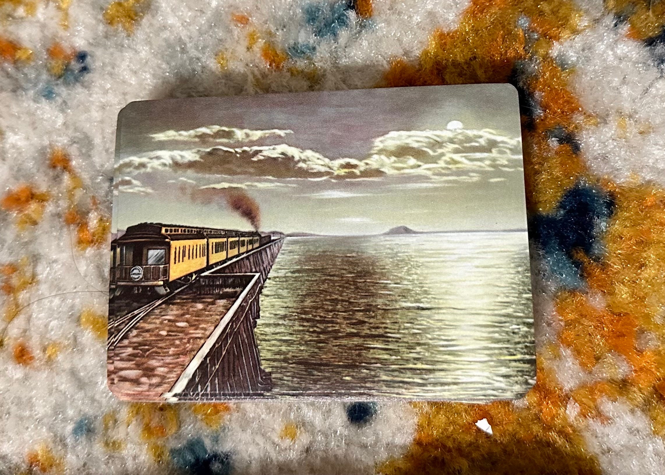 Rare 1945c Southern, Pacific Railroad Lines, Souvenir, Playing Card ...