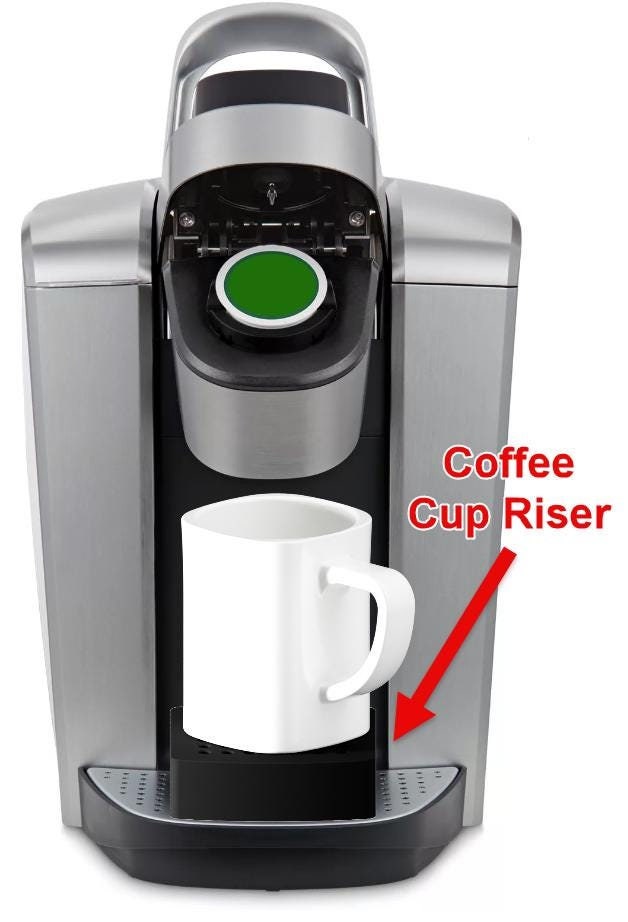 Coffee Cup Riser for Keurig K-elite Coffee Maker - No More Drip ...