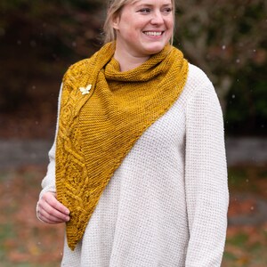Calla Lily Wrap PDF Knitting Pattern - Etsy