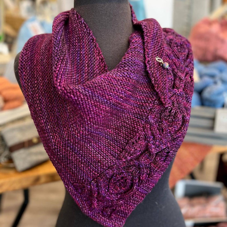 Calla Lily Wrap PDF Knitting Pattern - Etsy