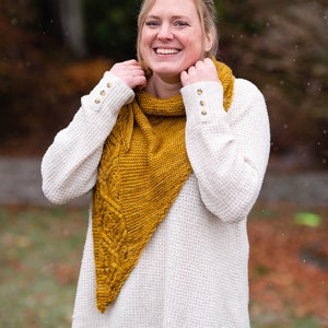 Calla Lily Wrap PDF Knitting Pattern - Etsy