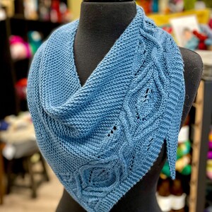 Calla Lily Wrap PDF Knitting Pattern - Etsy