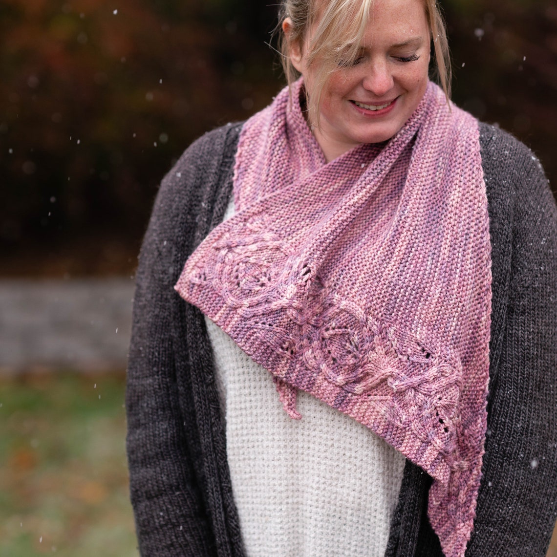 Calla Lily Wrap PDF Knitting Pattern - Etsy