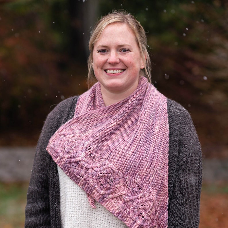 Calla Lily Wrap PDF Knitting Pattern - Etsy