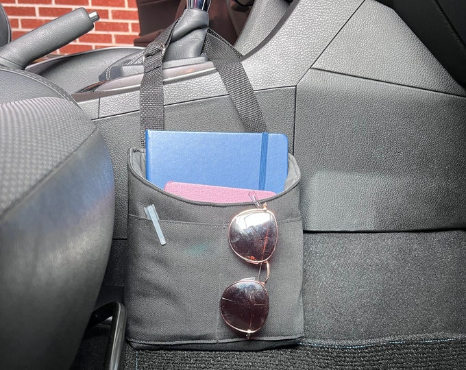 Car Storage Bag, Car Organization Caddy, Hanging Trash Bin, Front or ...
