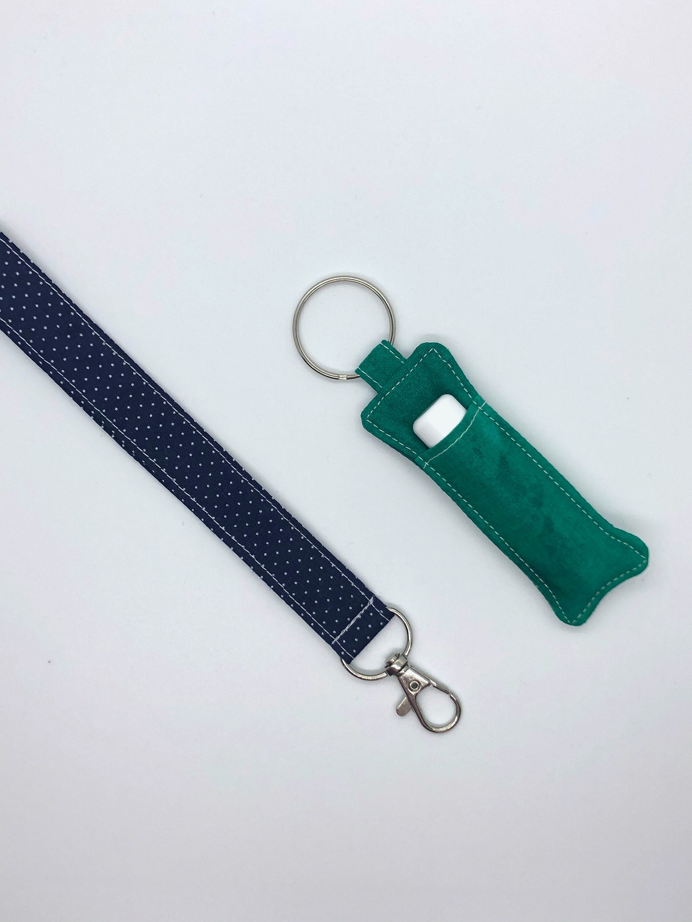 Lip Balm Holder, Chapstick Pocket, Key Chain Accessory, Clip on Key ...