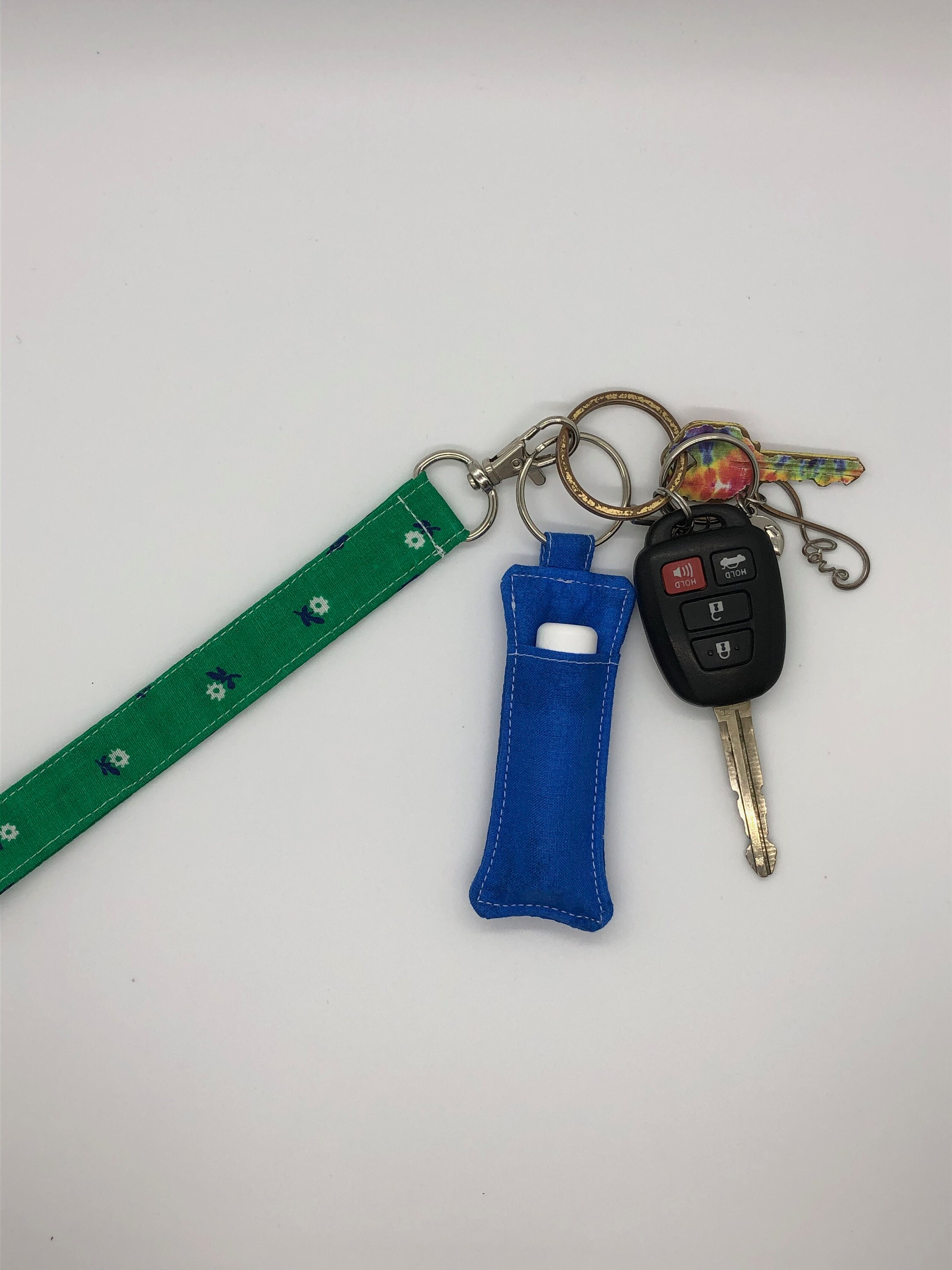 Chapstick Key Chain, Chapstick Holder, Key Ring Accessories, Lip Balm ...