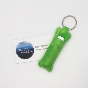 Chapstick Key Fob, Lip Balm Holder, Key Chain Accessory, Chapstick Key ...
