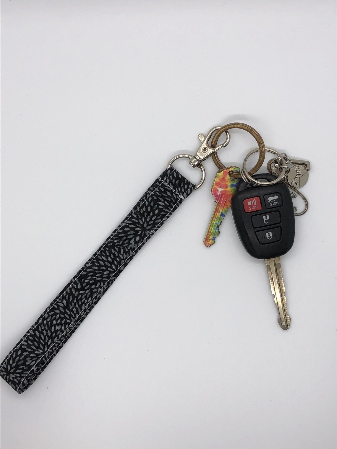 Car Key Accessory, Key Fob Wrist Strap, Key Chain Bracelet, Fabric ...