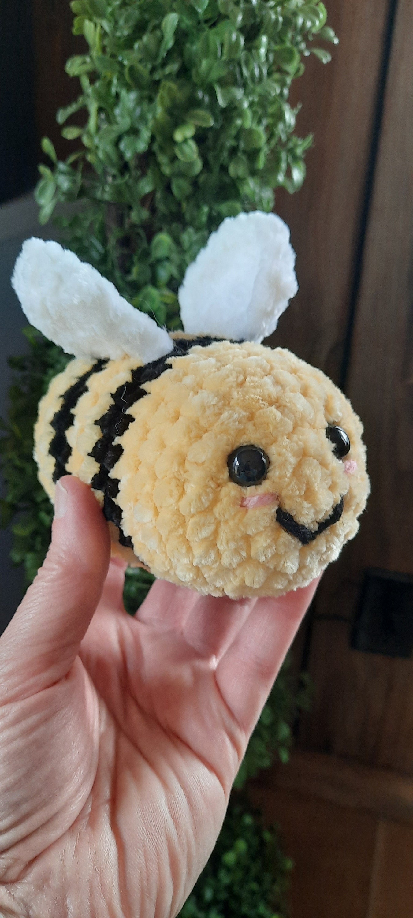 Yancy Plushie Bee / Yellow and Black Bee - Etsy