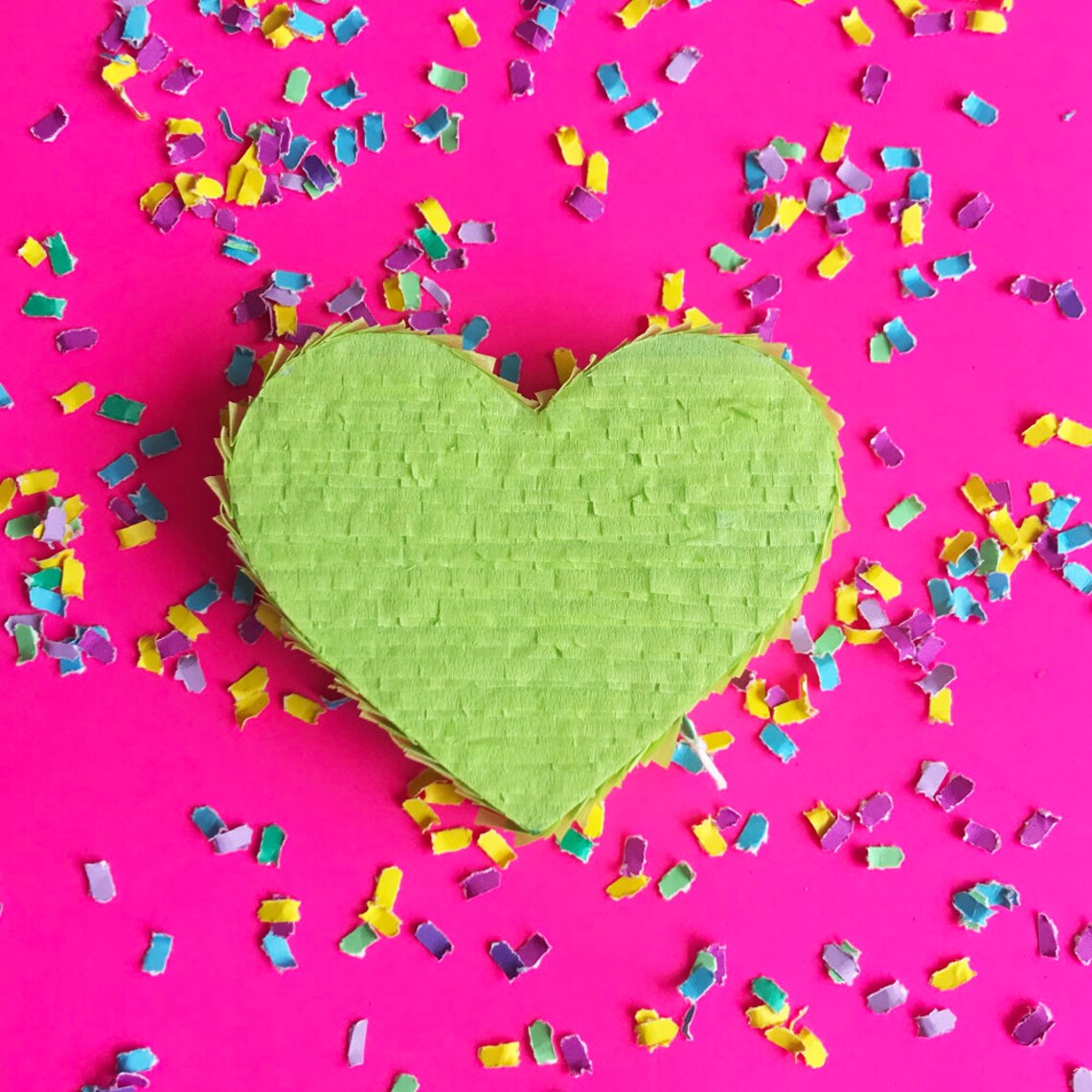 Heart Mini Pinata Favor, Conversation Heart Mini Pinata, Valentines Day ...