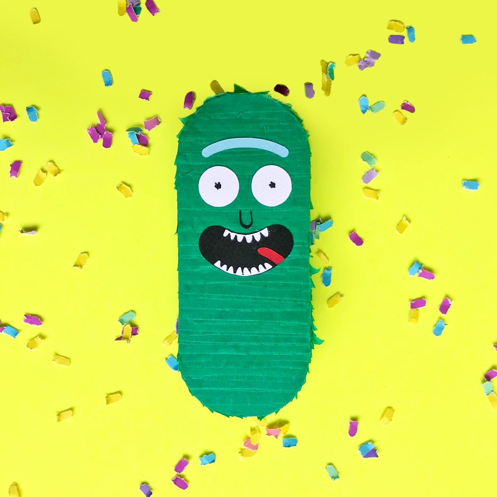Pickle Rick Mini Pinata Favor Rick n Morty Party Rick n | Etsy