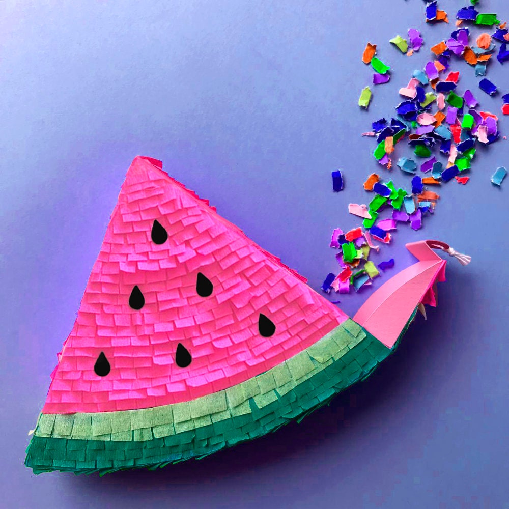 Mini Watermelon Sandia Pinata Favor - Etsy