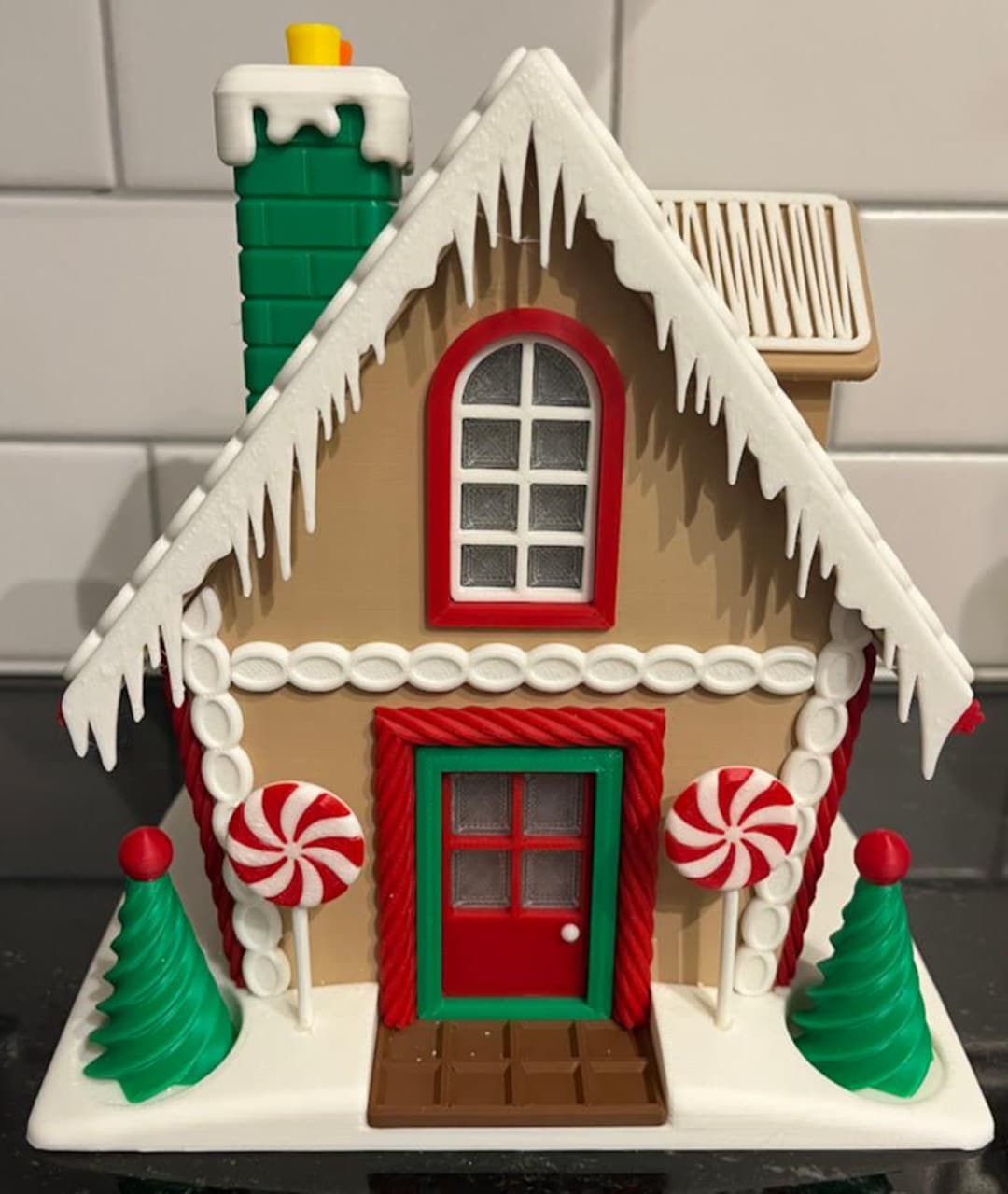 Festive 3D Printed Gingerbread House Kit – Perfect for Family Bonding ...