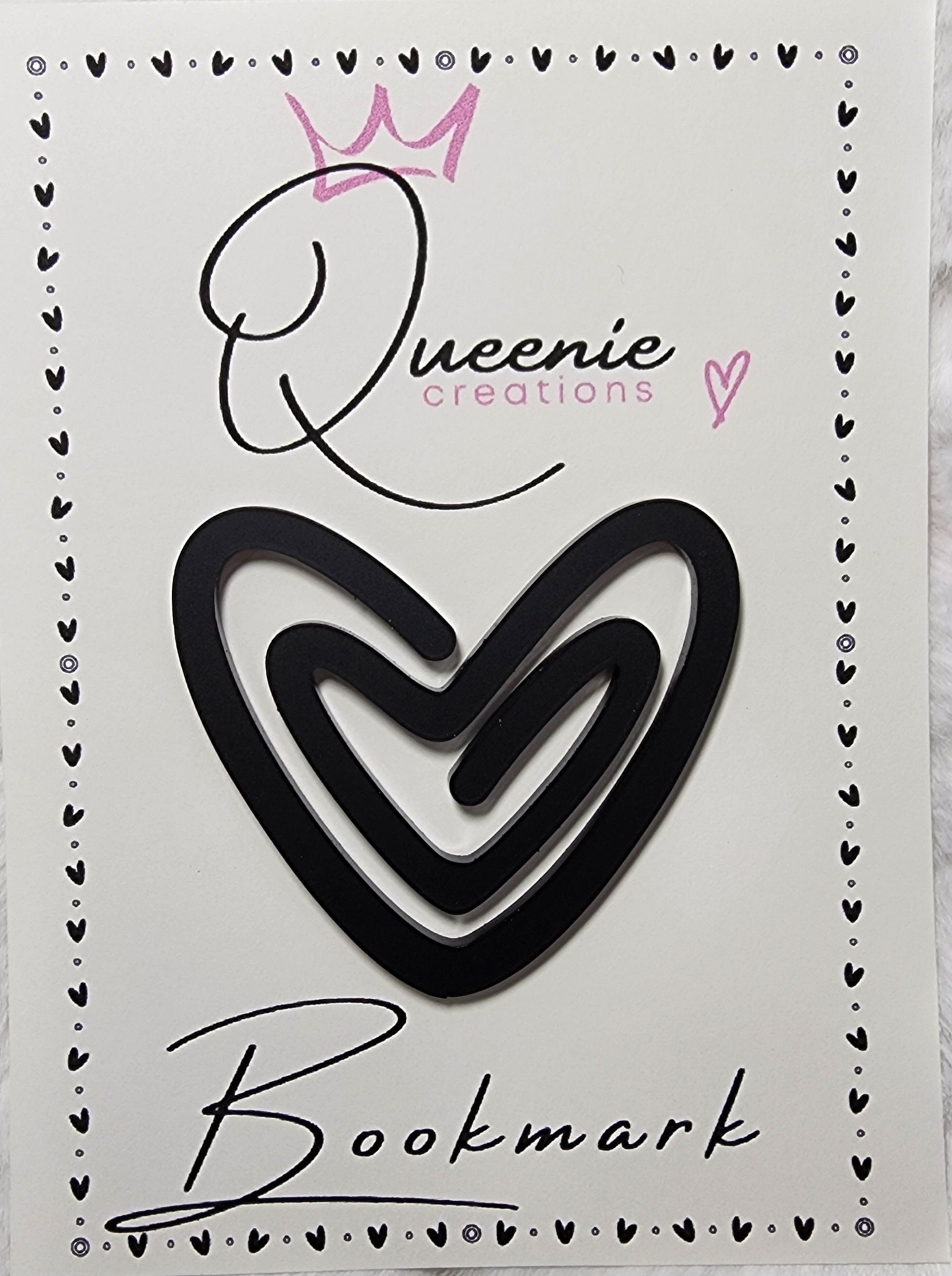 Heart Shaped Bookmark, Bookmark, Hearts, Love, Valentine, Reading - Etsy