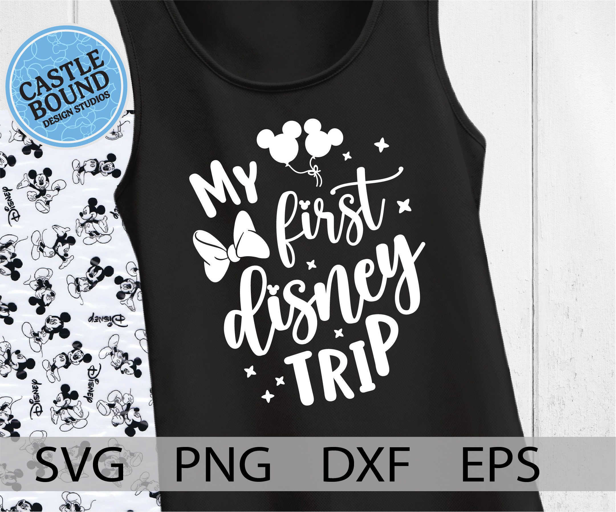 My First Disneyland Trip SVG My First Trip Mickey First - Etsy