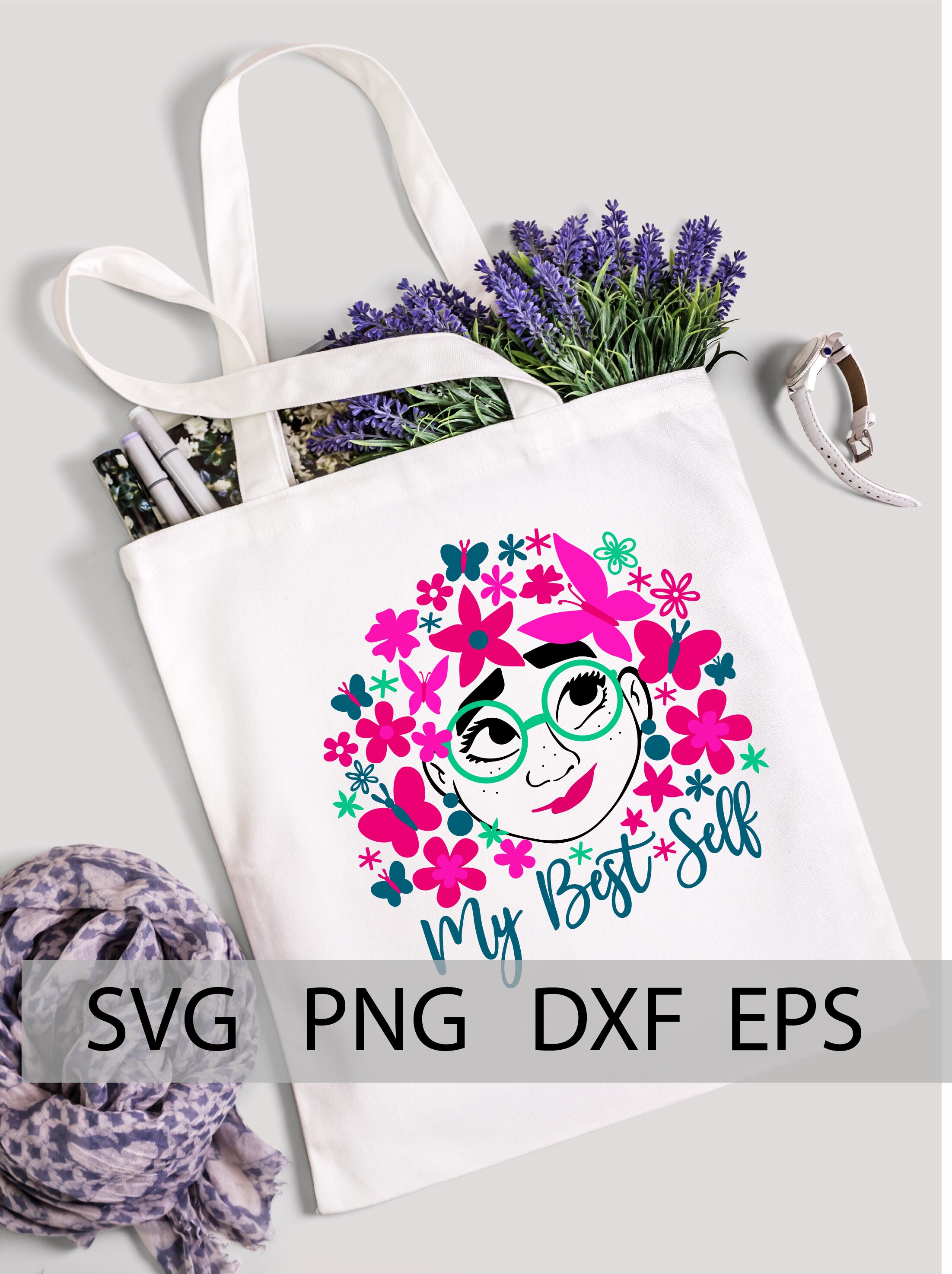 Encanto Maribel SVG Dxf Png Encanto Flowers My Best Self | Etsy UK