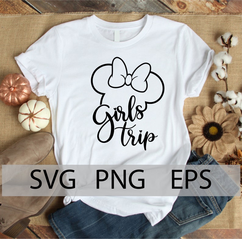 Girls Trip Svg, Girls Trip PNG, Girls Disneyland Trip Svg, Minnie Mouse ...