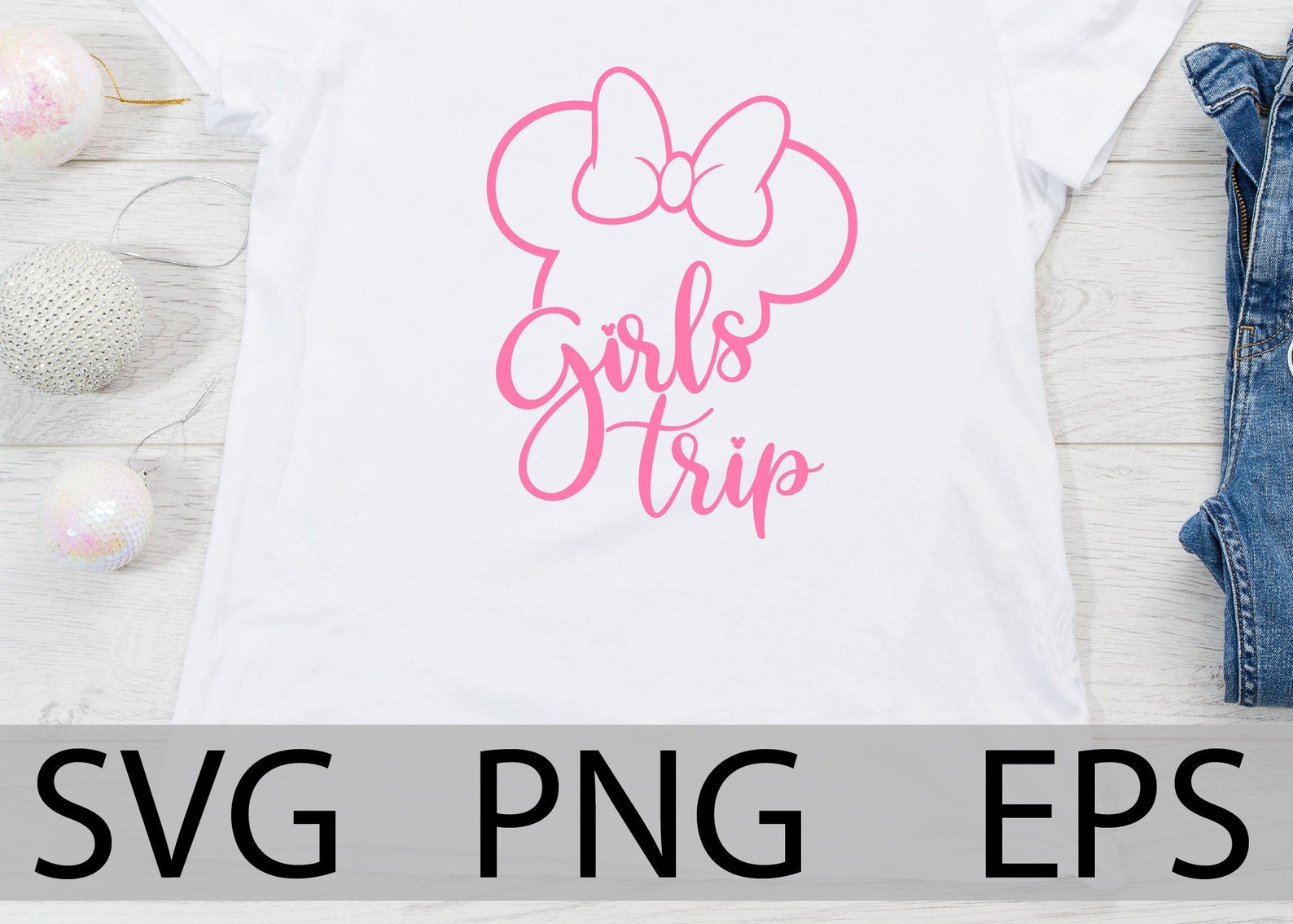 Girls Trip Svg, Girls Trip PNG, Girls Disneyland Trip Svg, Minnie Mouse ...