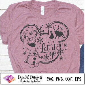 Let It Go SVG, Frozen Svg, Magical Castle Svg, Vacation Svg, Mouse Ears ...