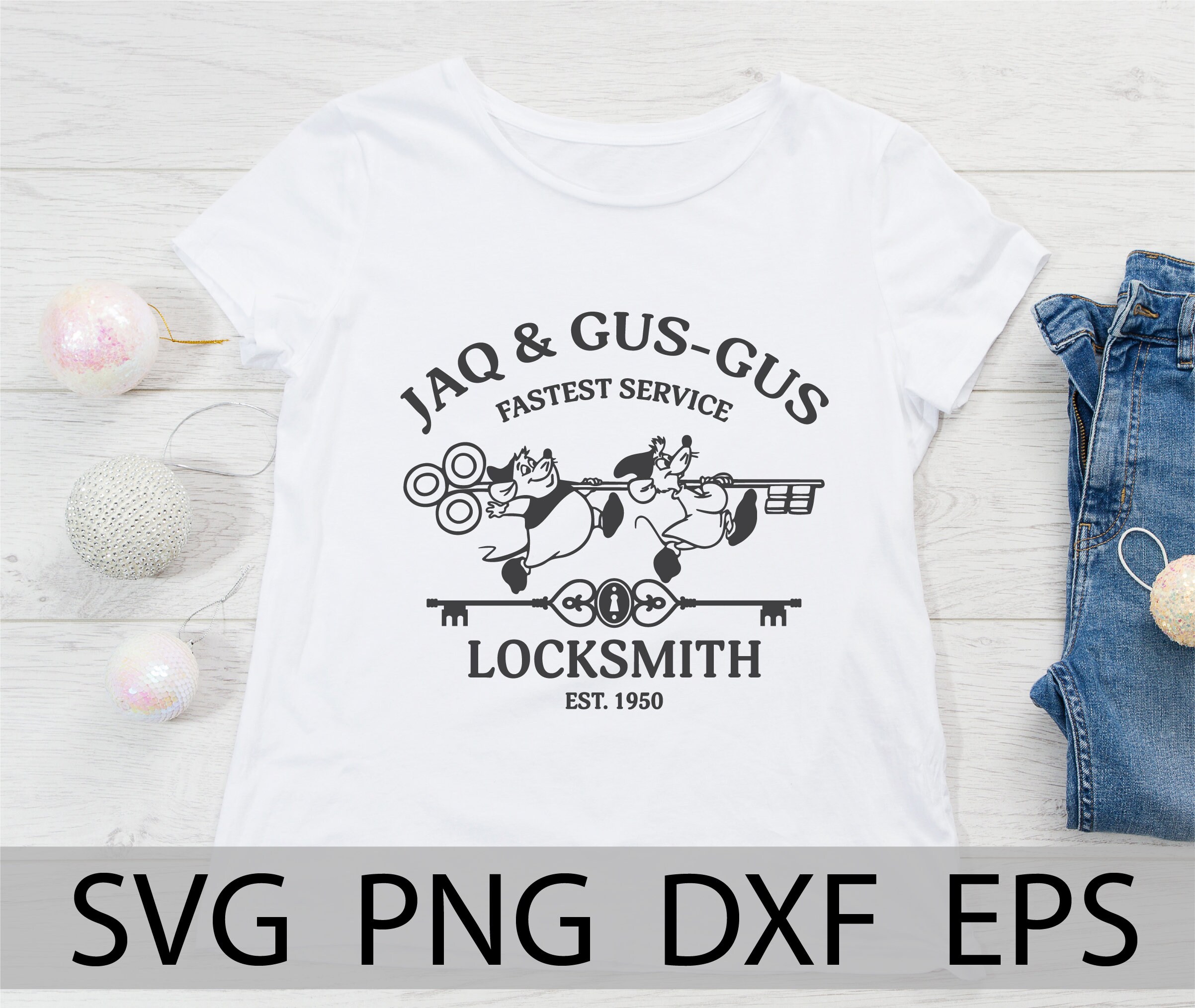 Jaq and Gus SVG Cinderella Locksmith Svg Jaq and Gus Gus - Etsy
