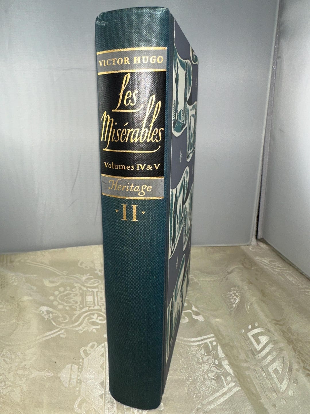 Les Miserables by Victor Hugo, Book II, Vol IV and V, Heritage Press - Etsy
