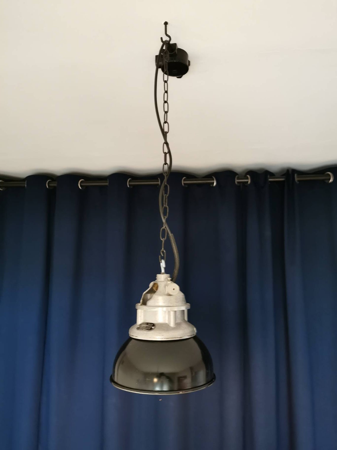 UFO Industrial pendant ceiling hanging metal lamp loft | Etsy