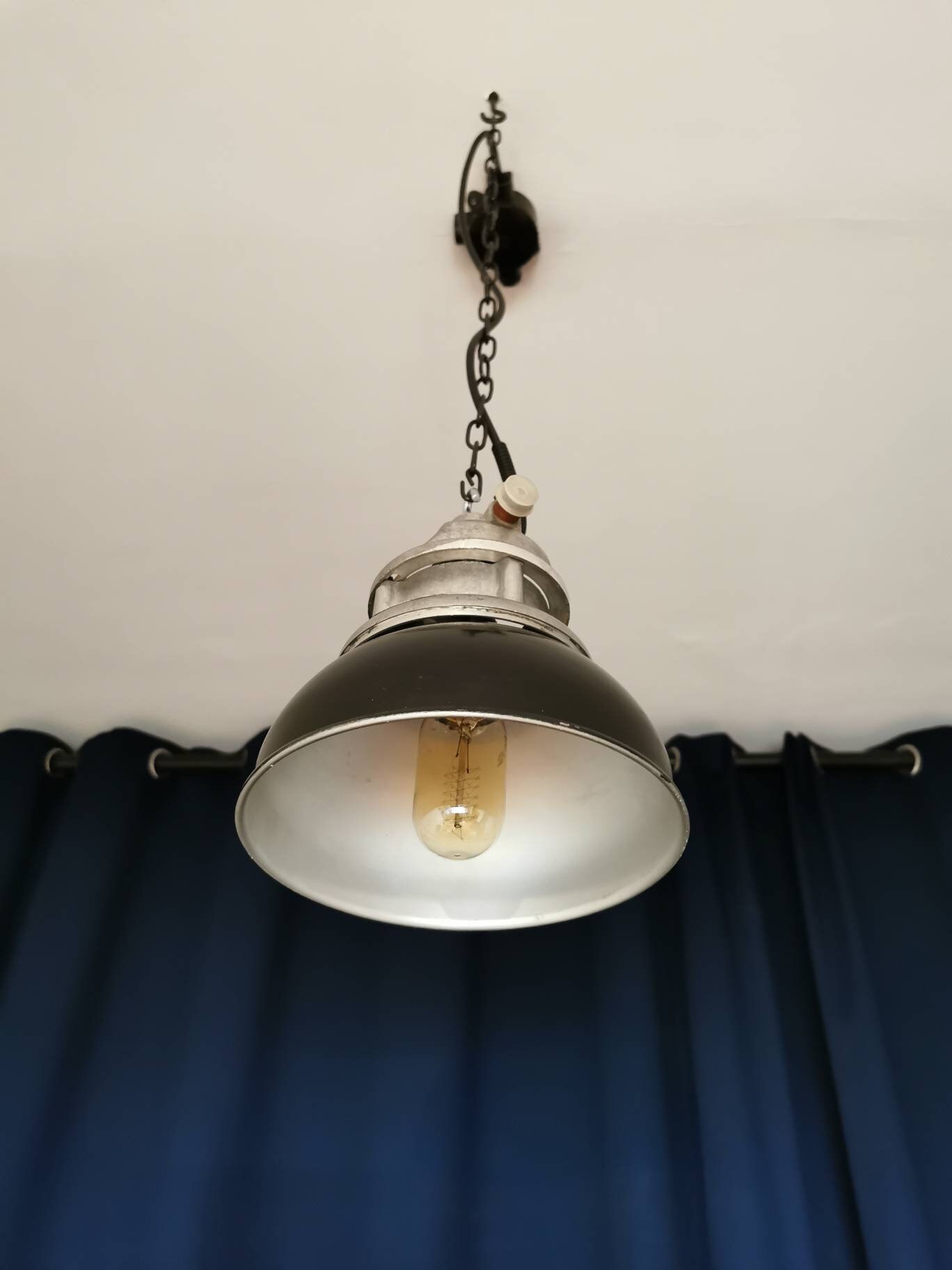 UFO Industrial pendant ceiling hanging metal lamp loft | Etsy