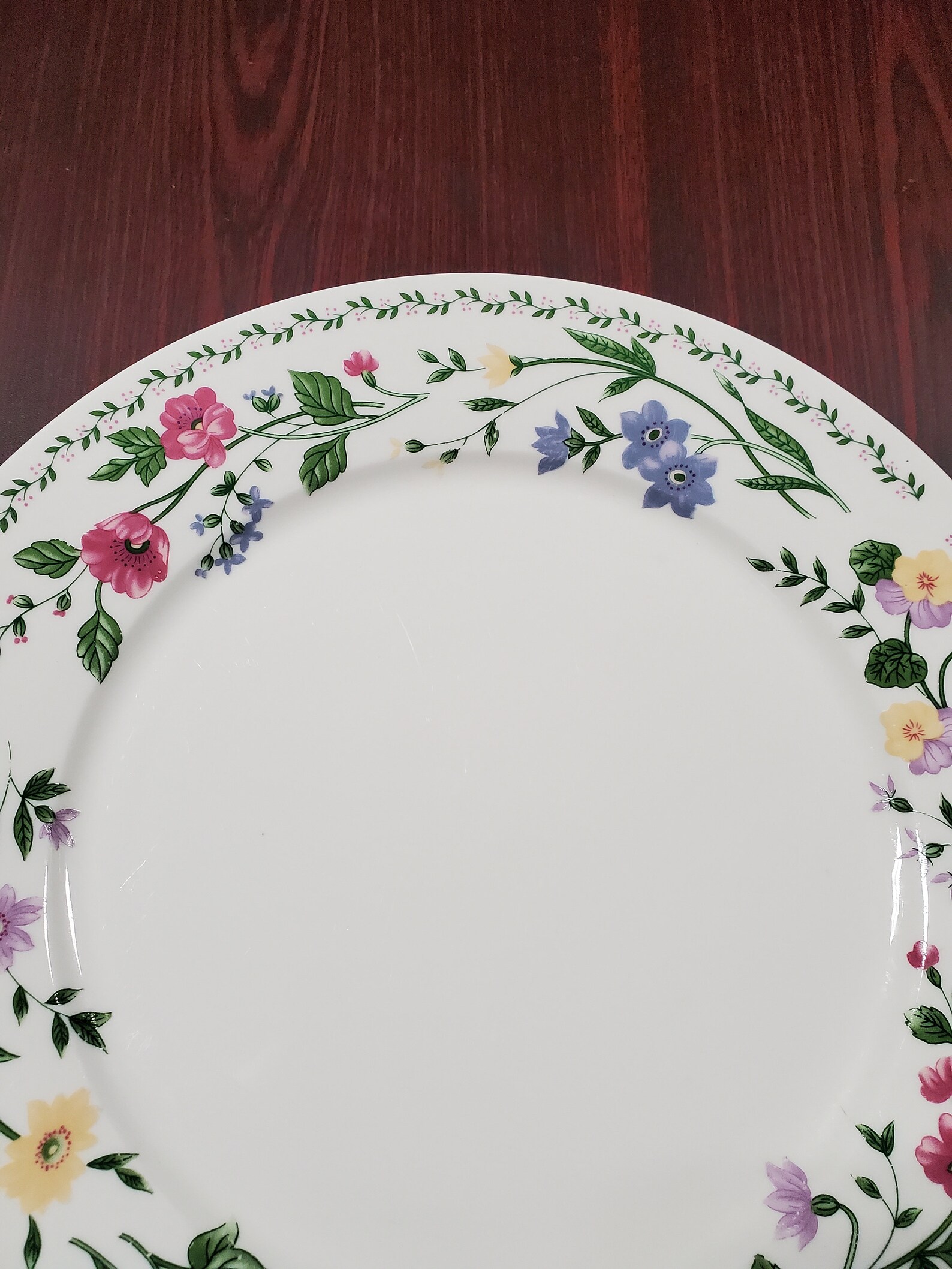 VINTAGE Farberware Stoneware |english Garden | Chop Plate (platter) 12 ...