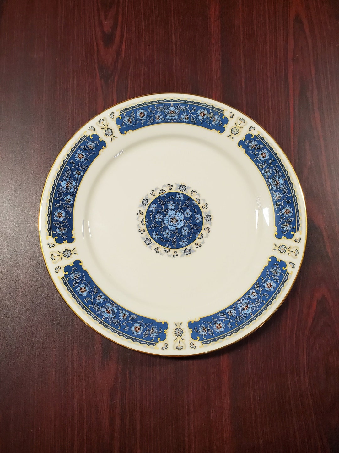 VINTAGE Carico Fine China - Renaissance 7951 - Dinner Plate 10.5" - Etsy