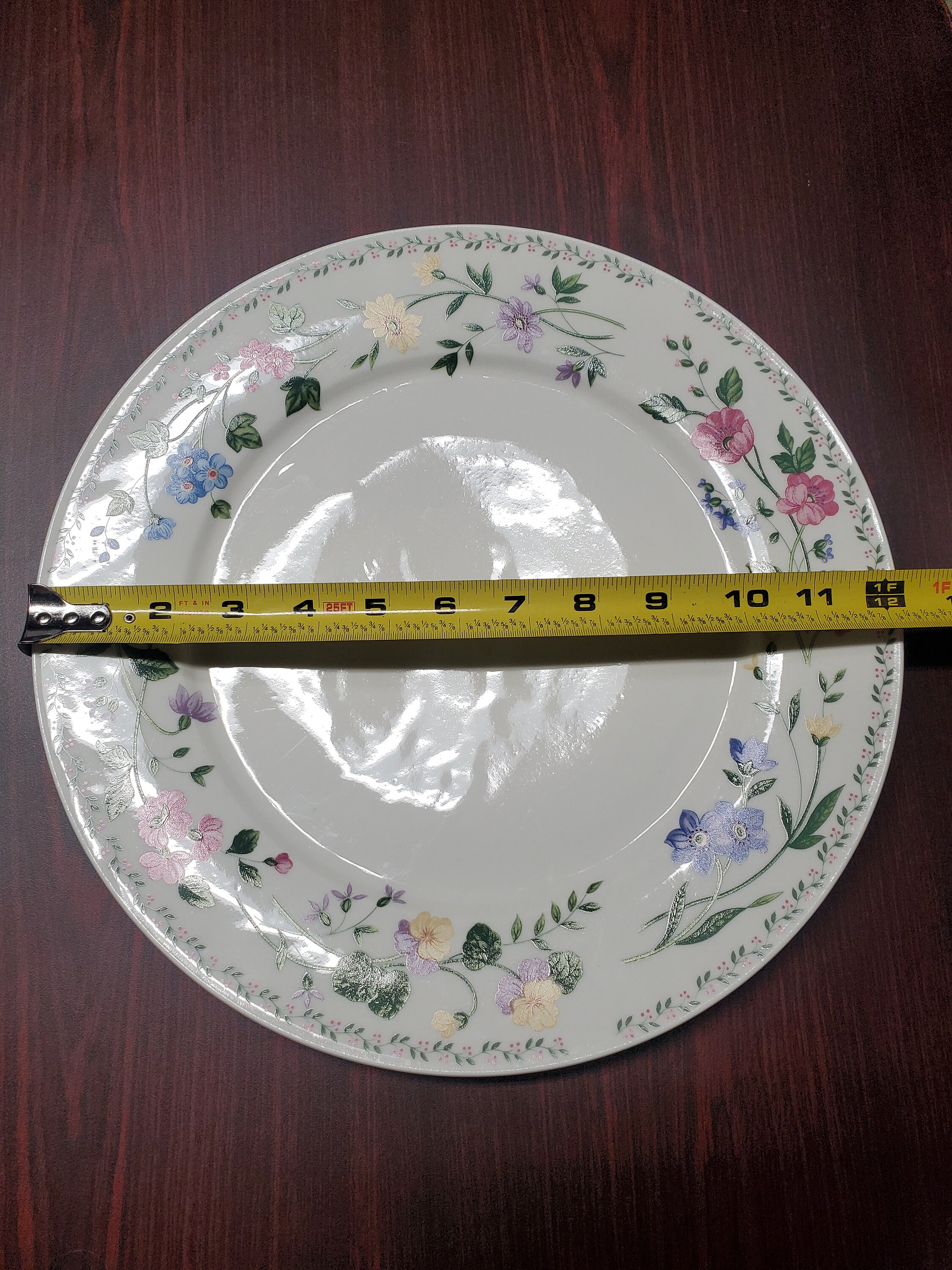 VINTAGE Farberware Stoneware |english Garden | Chop Plate (platter) 12 ...