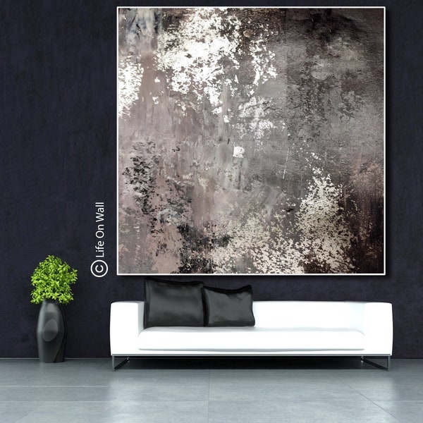 Silver Abstract Art - Etsy
