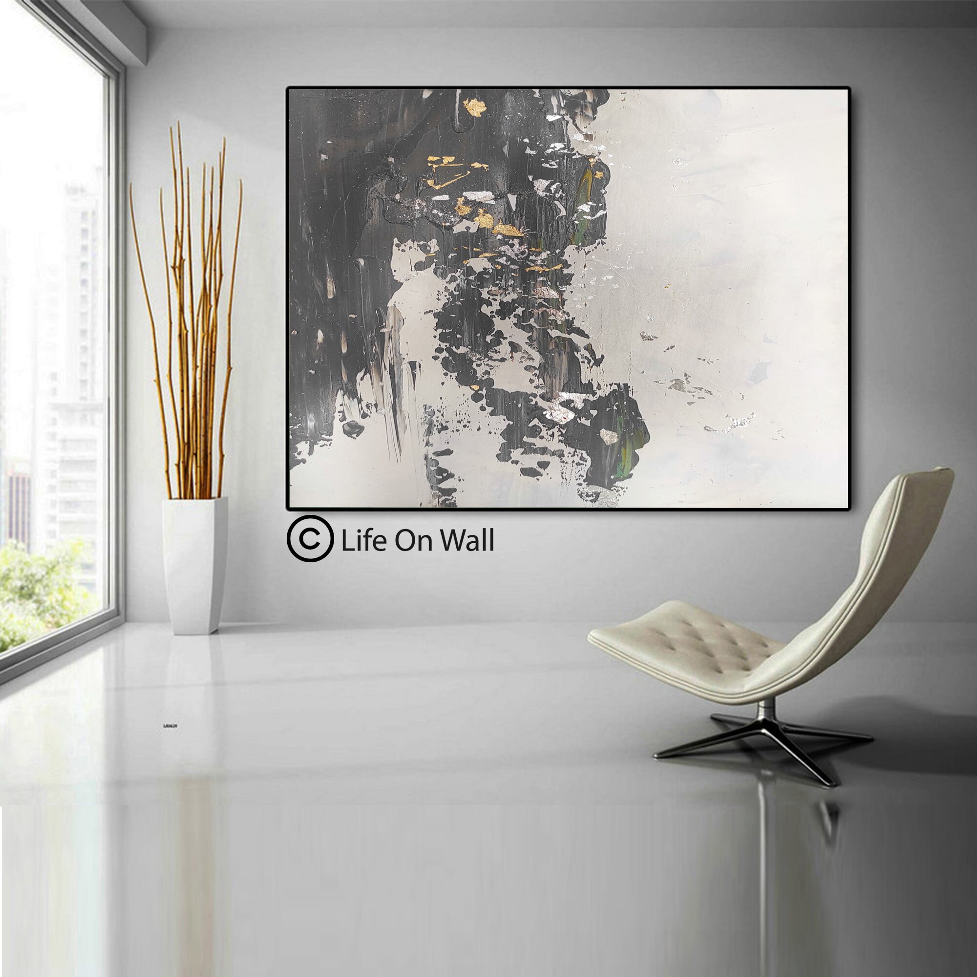 Modern Abstract Painting on Canvas Handmade Abstract Art - Etsy