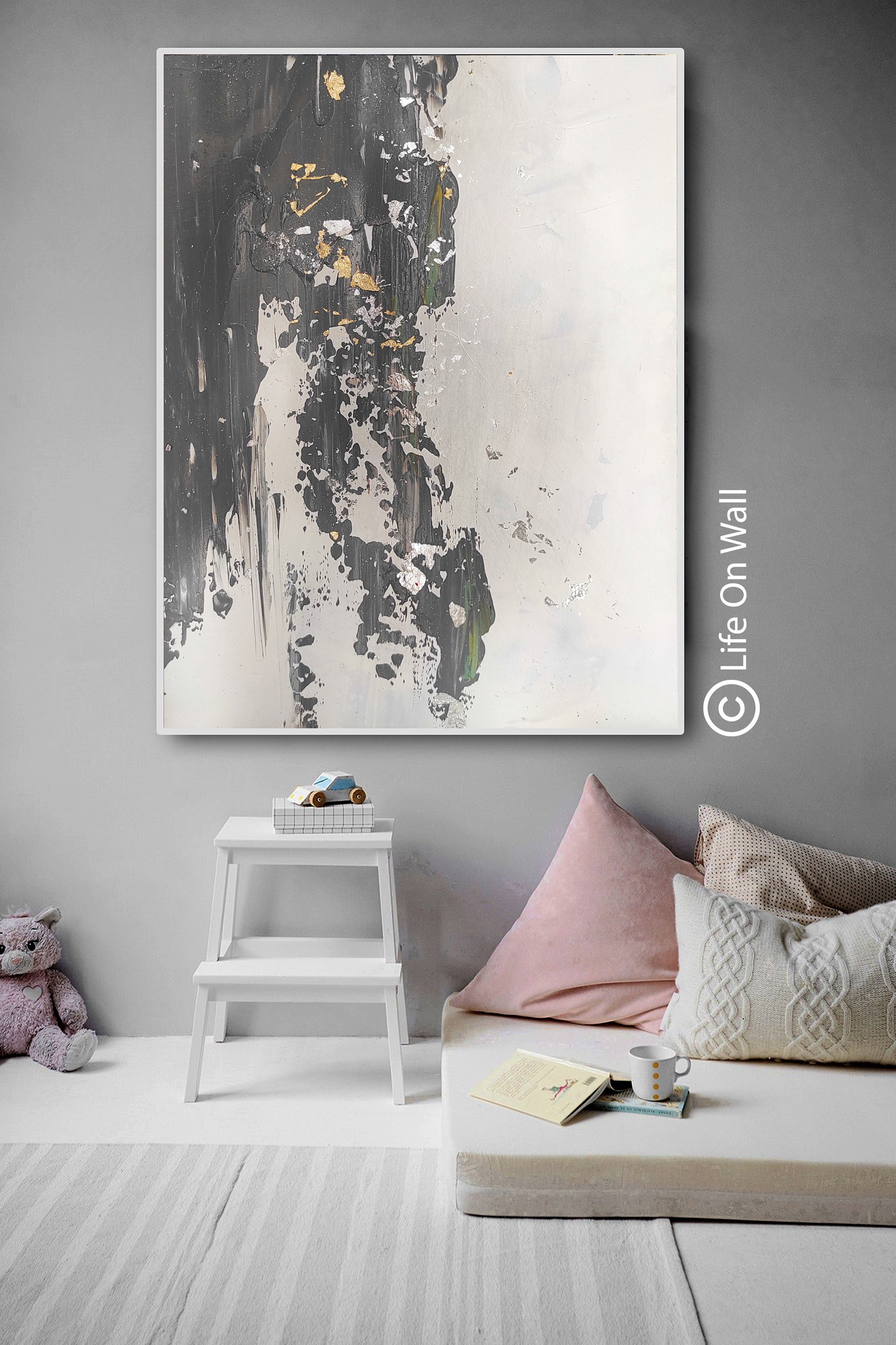 Modern Abstract Painting on Canvas Handmade Abstract Art - Etsy