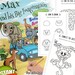 Safari Activity Book – Kids' Colouring Pages, Puzzles (digital Download ...