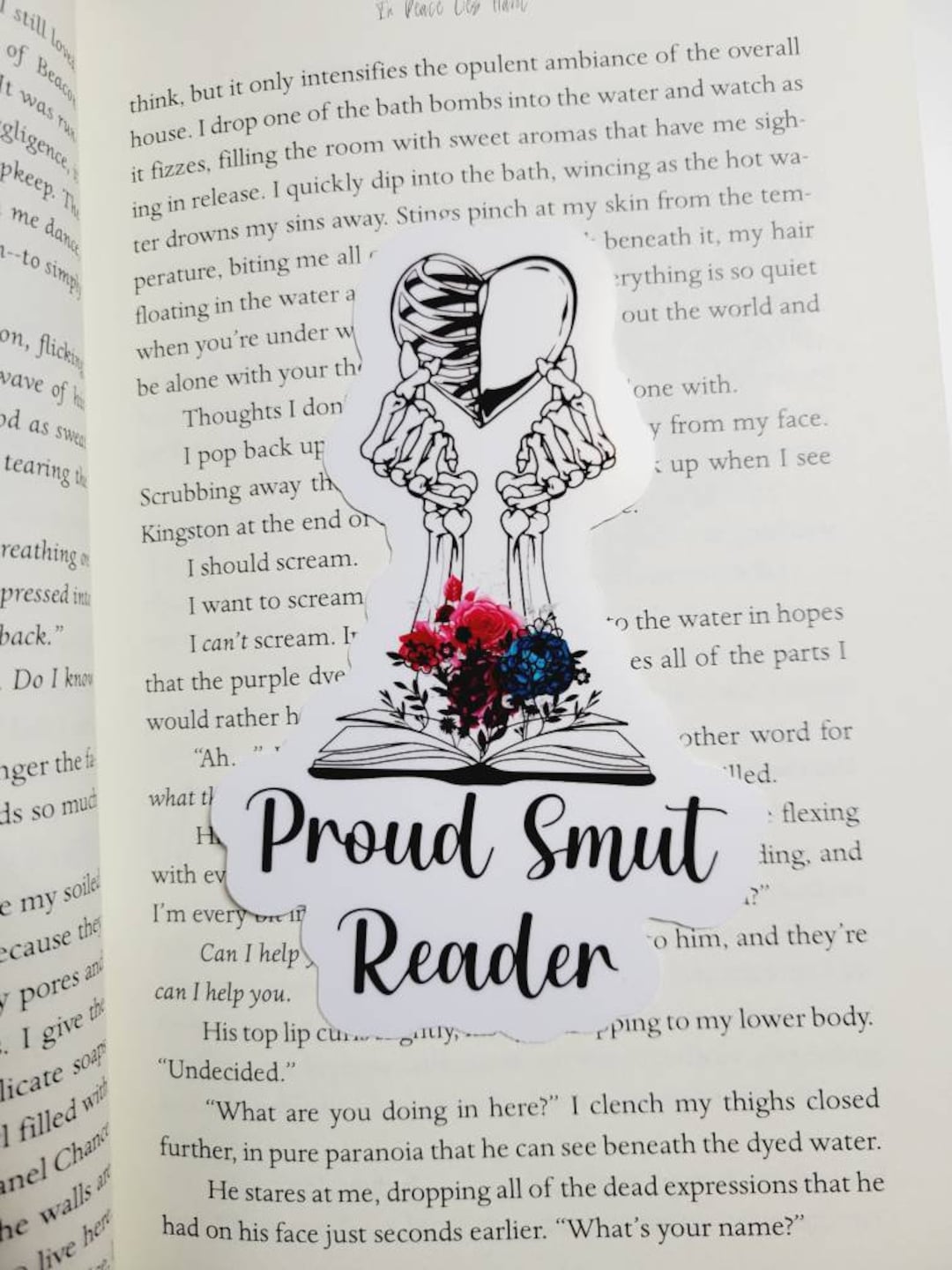 Book Related Sticker-proud Smut Reader - Etsy
