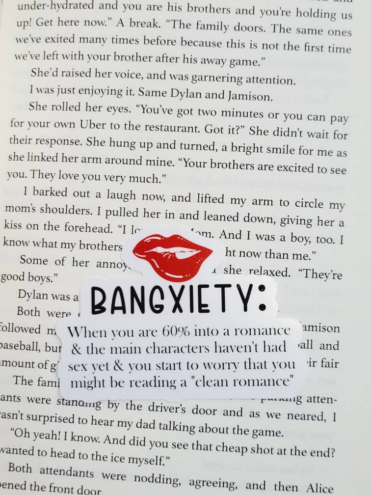 Bangxiety Sticker, Smut Reader, Kindle, Laptop - Etsy