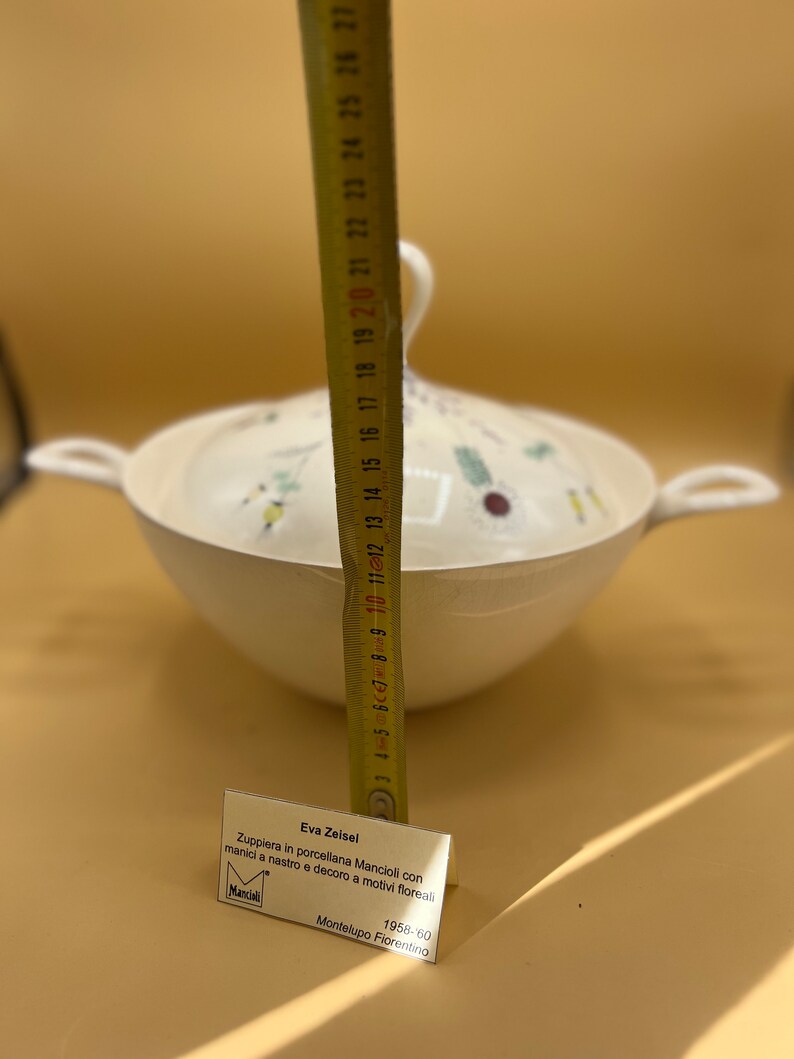 Eva Zeisel pour Mancioli Porcellana dei medici Mede in Italy Grande ...