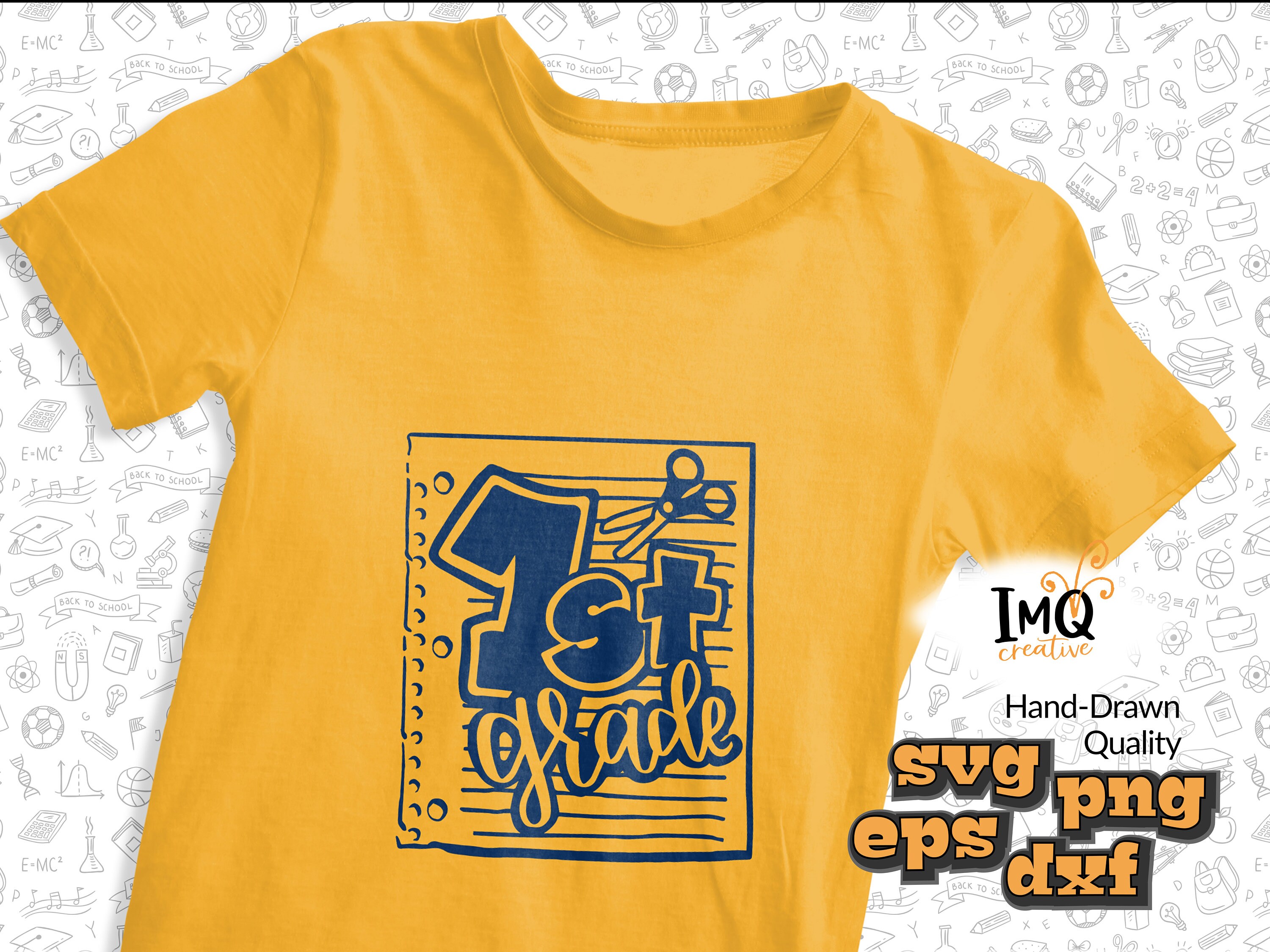 School Grades SVG Bundle 2 - 1st, 2nd, 3rd, 4th, 5th and 6th Grade ...